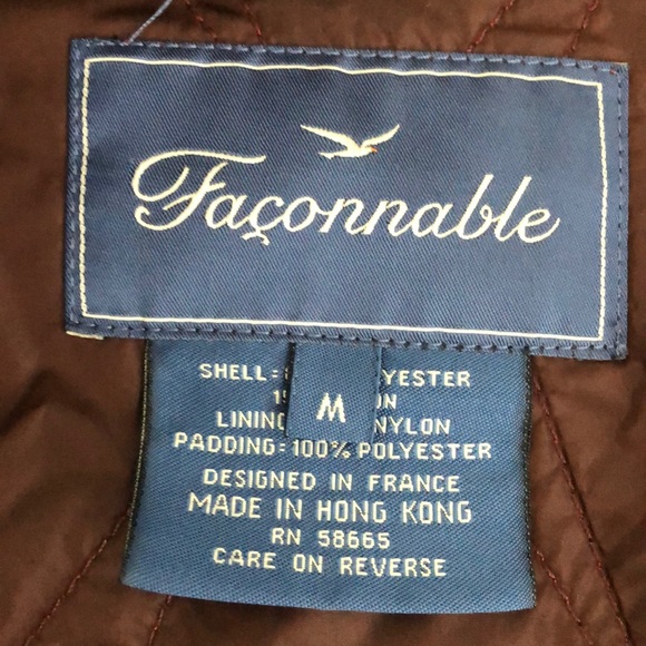 Faconnable | Jackets & Coats | Faconnable Man Quilted Burgundy Jacket ...